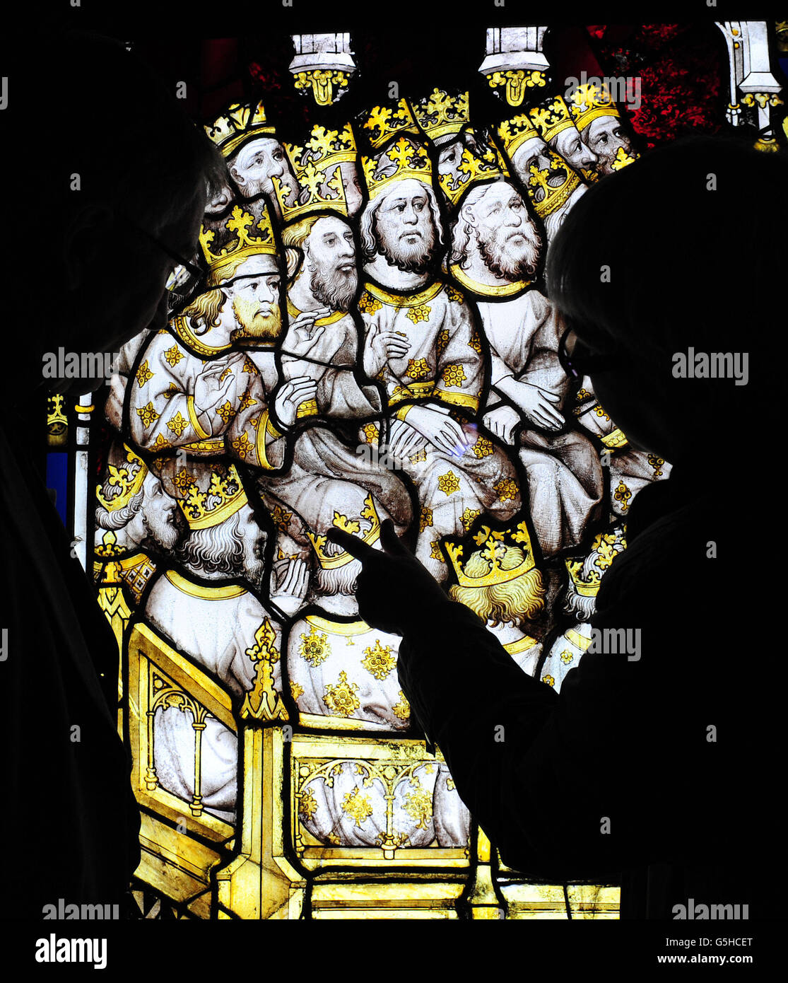 York Minster's Great East Window Stock Photo - Alamy