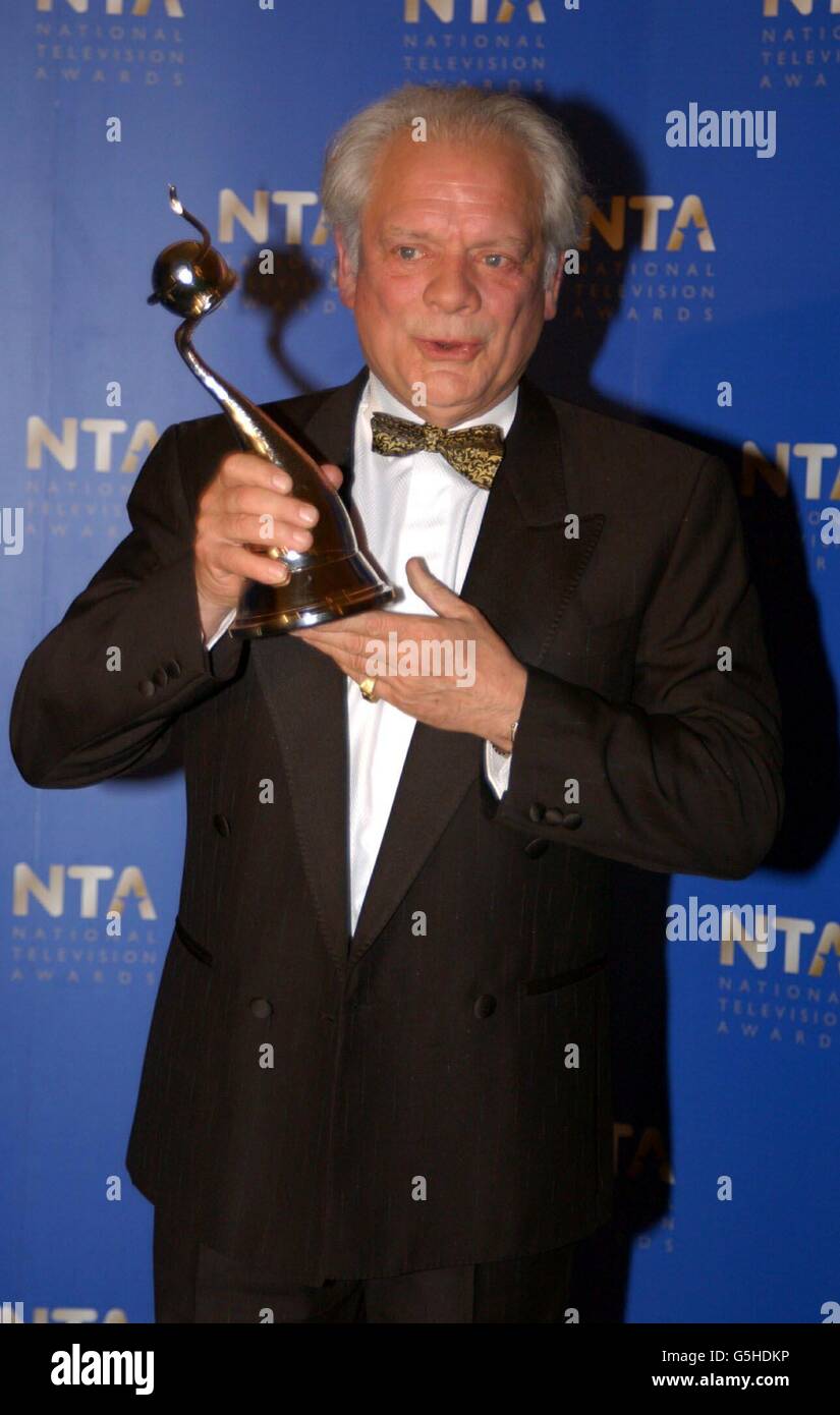 David Jason with his Most Popular Actor award at the National ...