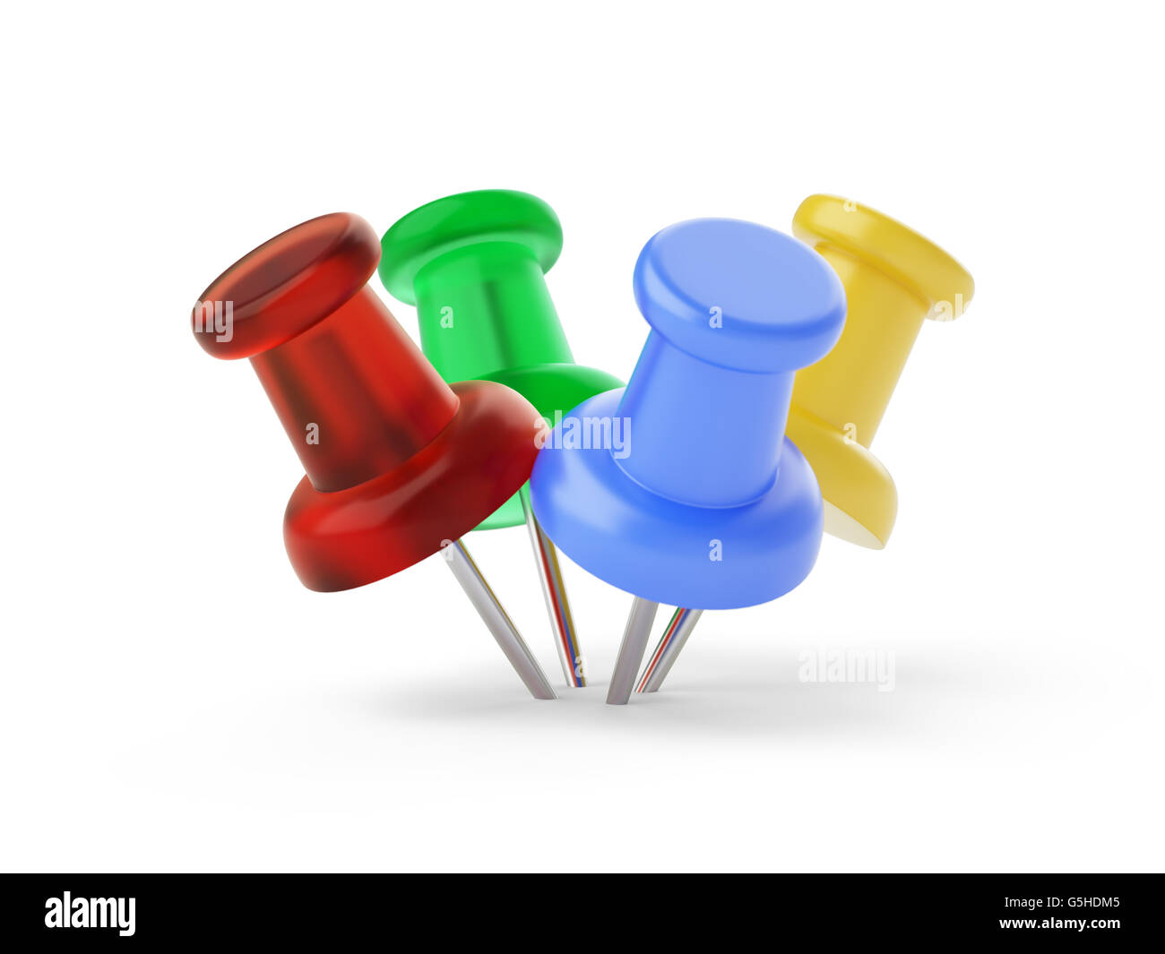 Map pins on white shadow hi-res stock photography and images - Alamy