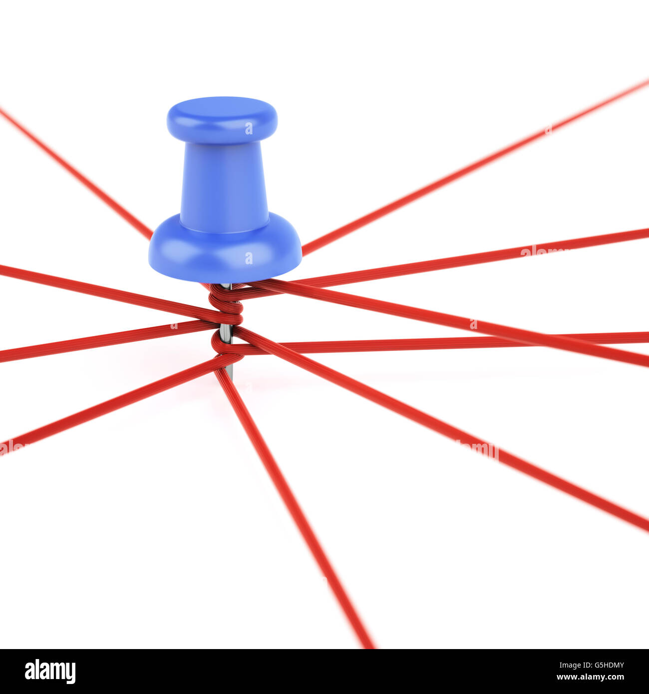 Pin string map hi-res stock photography and images - Alamy