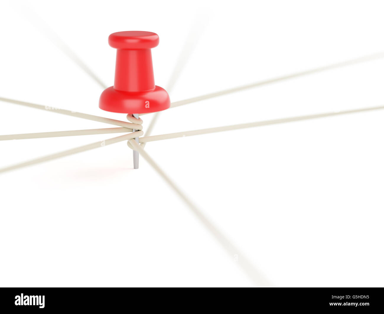 Pin string map hi-res stock photography and images - Alamy