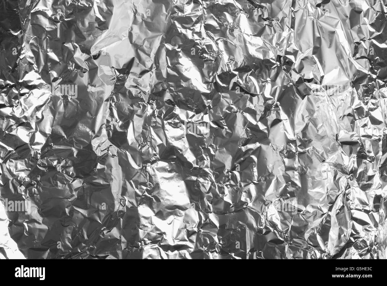 Silver paper foil Stock Photo - Alamy
