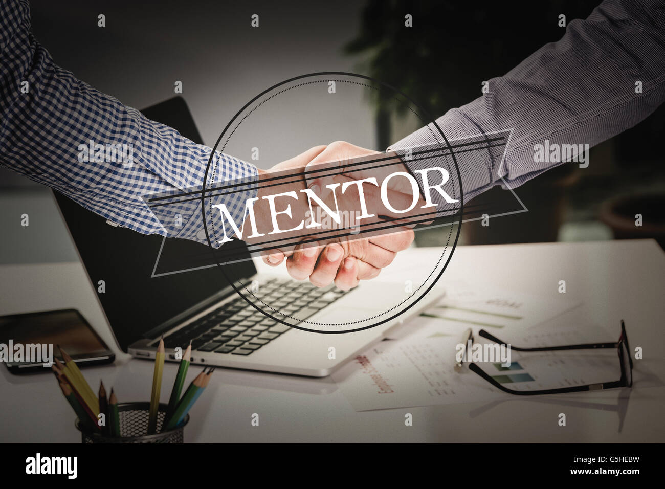 Mentoring agreement hi-res stock photography and images - Alamy