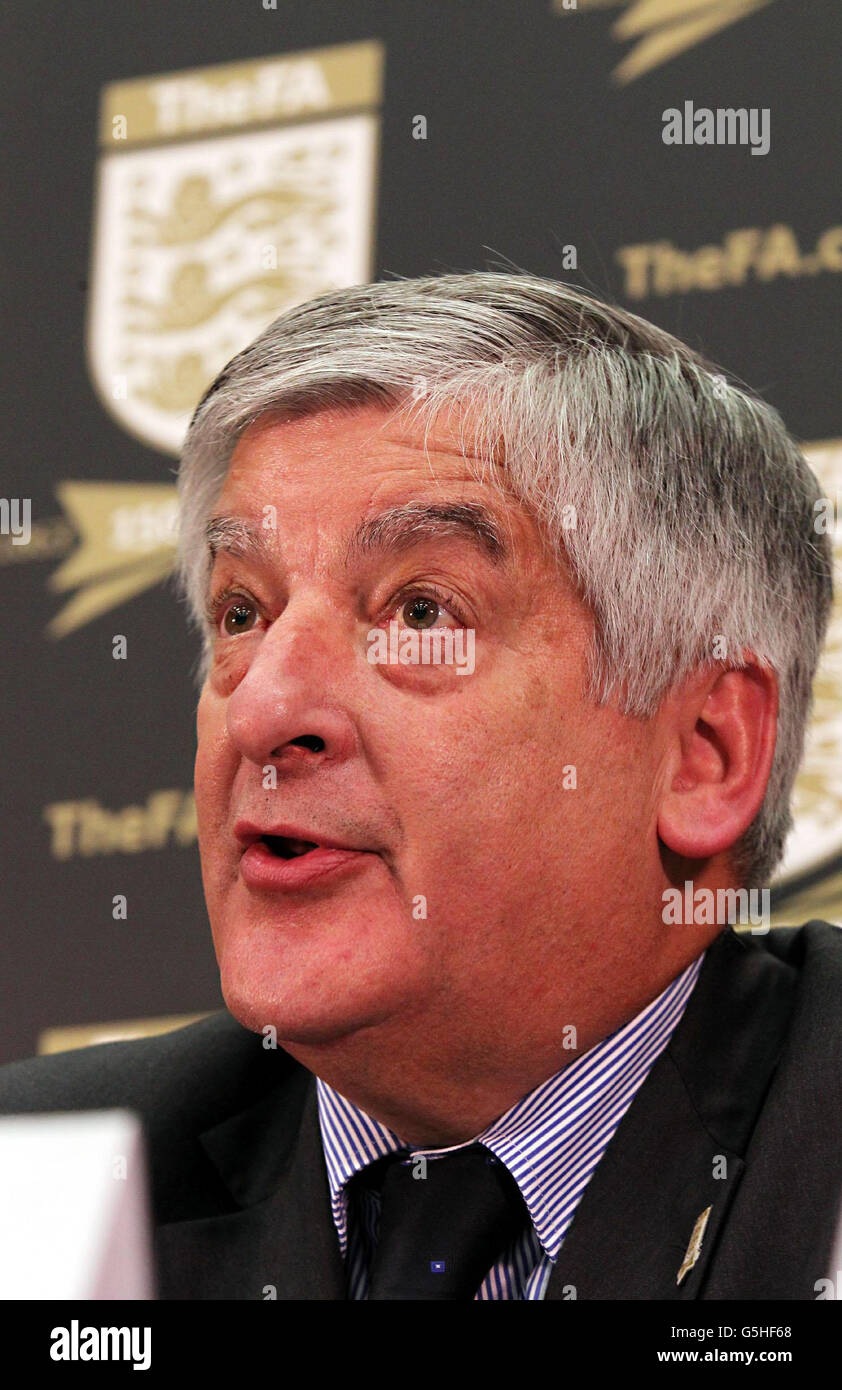 FA Chairman David Bernstein during the FA 150th Anniversary media event ...