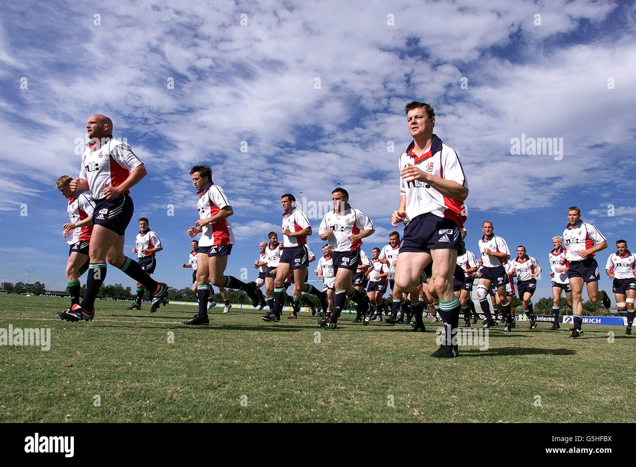 RUGBY UNION TRAINING BRISBANE SQUAD Stock Photo - Alamy