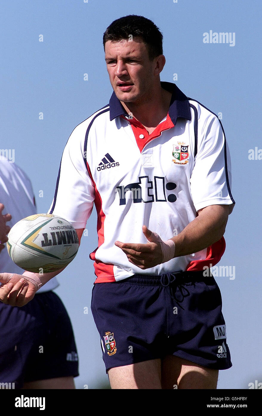 Rugby union training martin corry hi-res stock photography and images ...