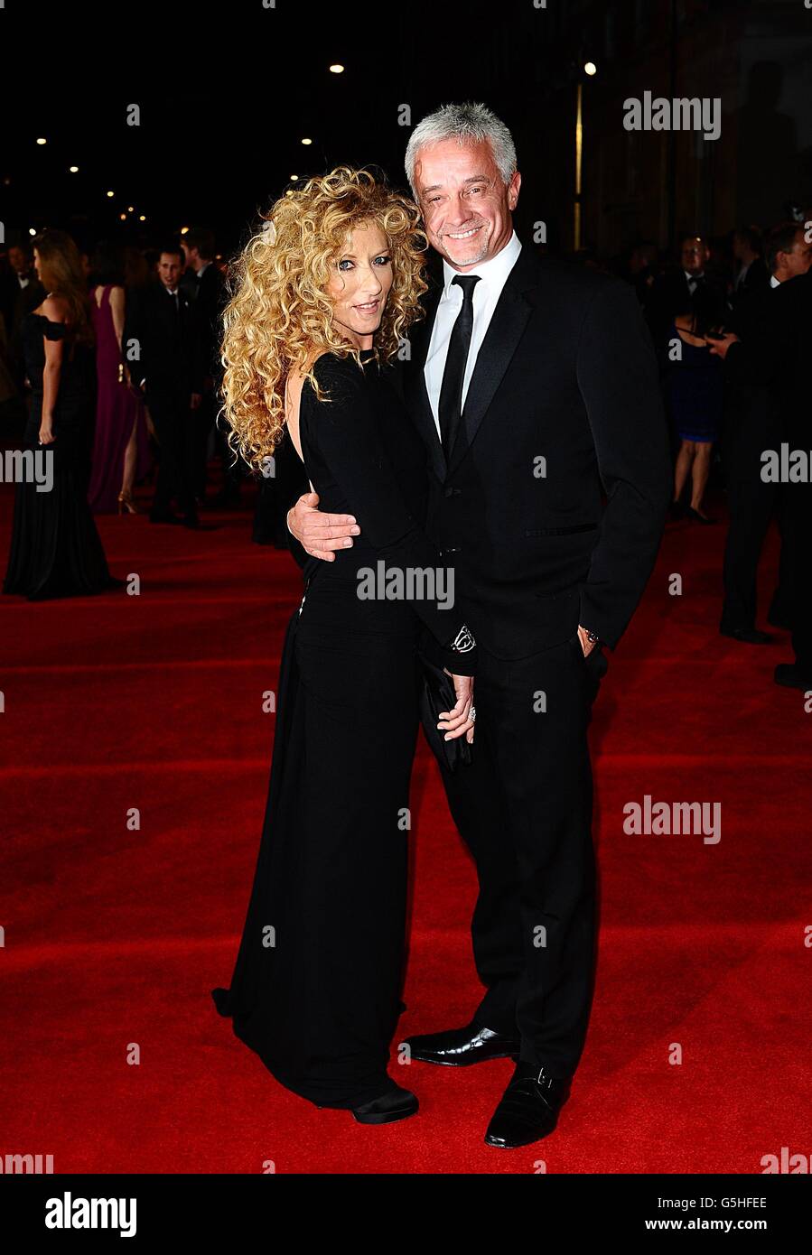Kelly Hoppen and John Gardiner arriving for the Royal World premiere of ...