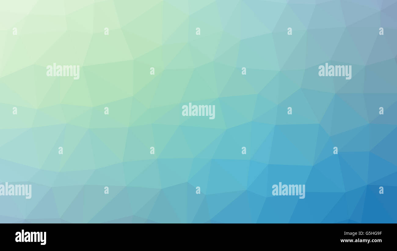 Abstract blue gradient lowploly of many triangles background for use in ...