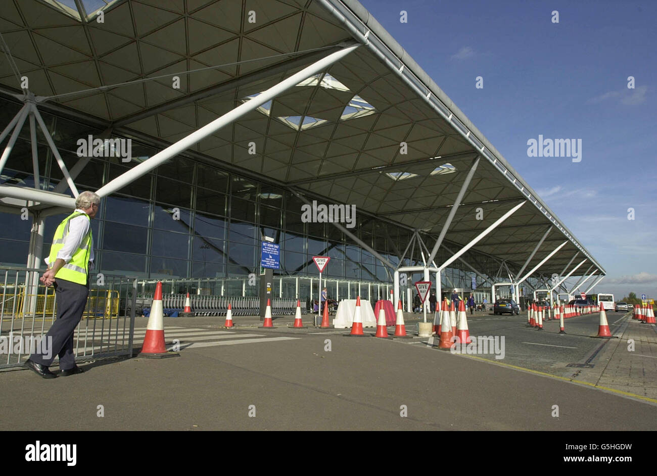Security breach Stansted Stock Photo - Alamy