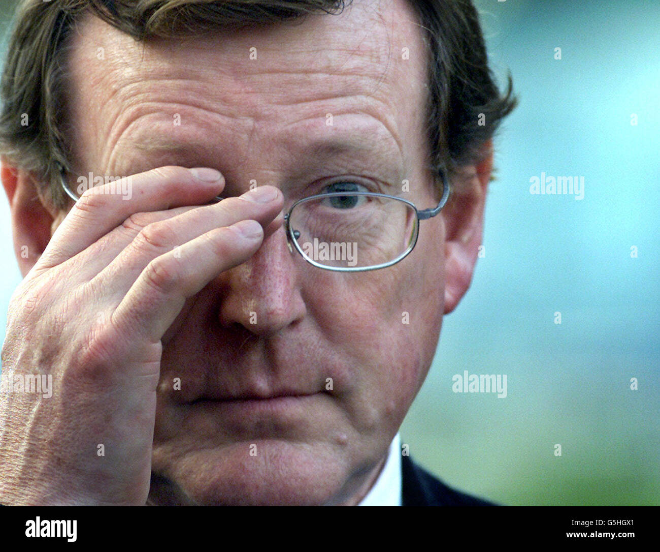 Mr trimble failed re elected first minister hi-res stock photography ...