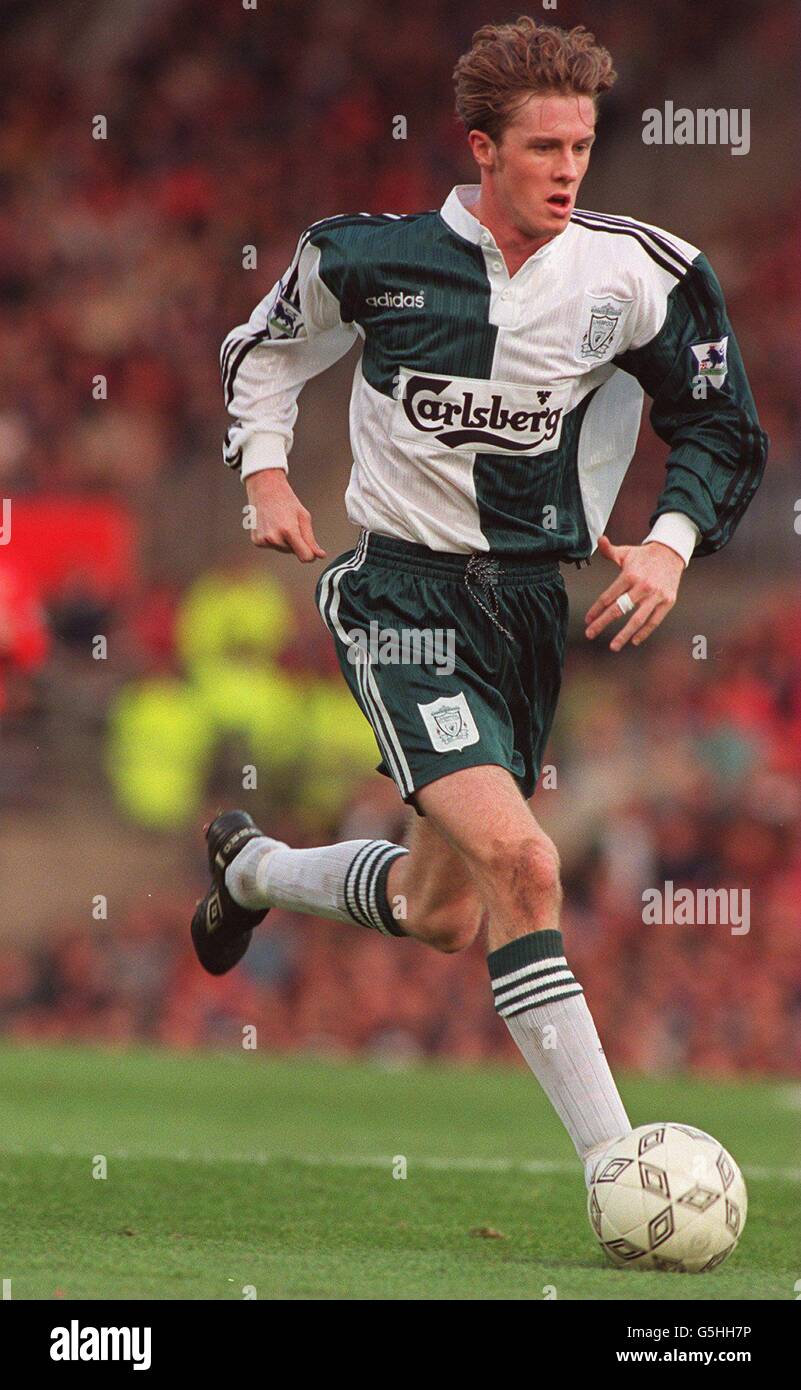 Soccer, Steve McManaman, Liverpool Stock Photo - Alamy