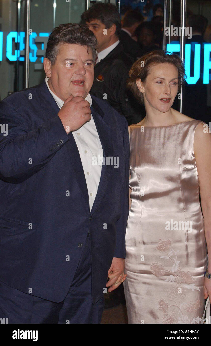 Actor Robbie Coltrane, who plays the character Hagrid, arrives with his ...