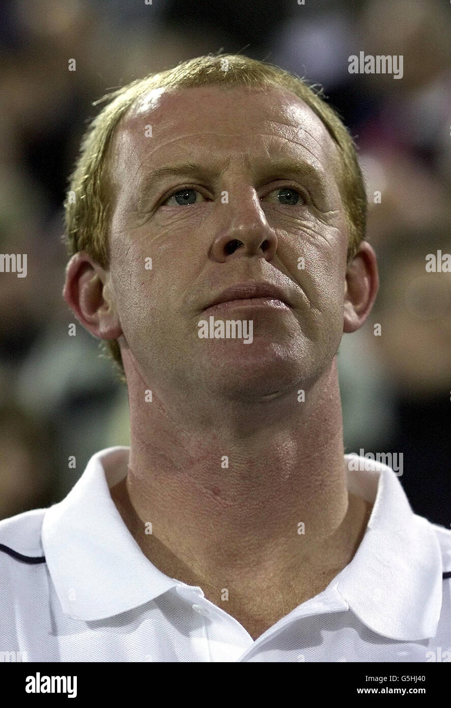 Sport football head shoulders ginger hair pensive gary hi-res stock ...