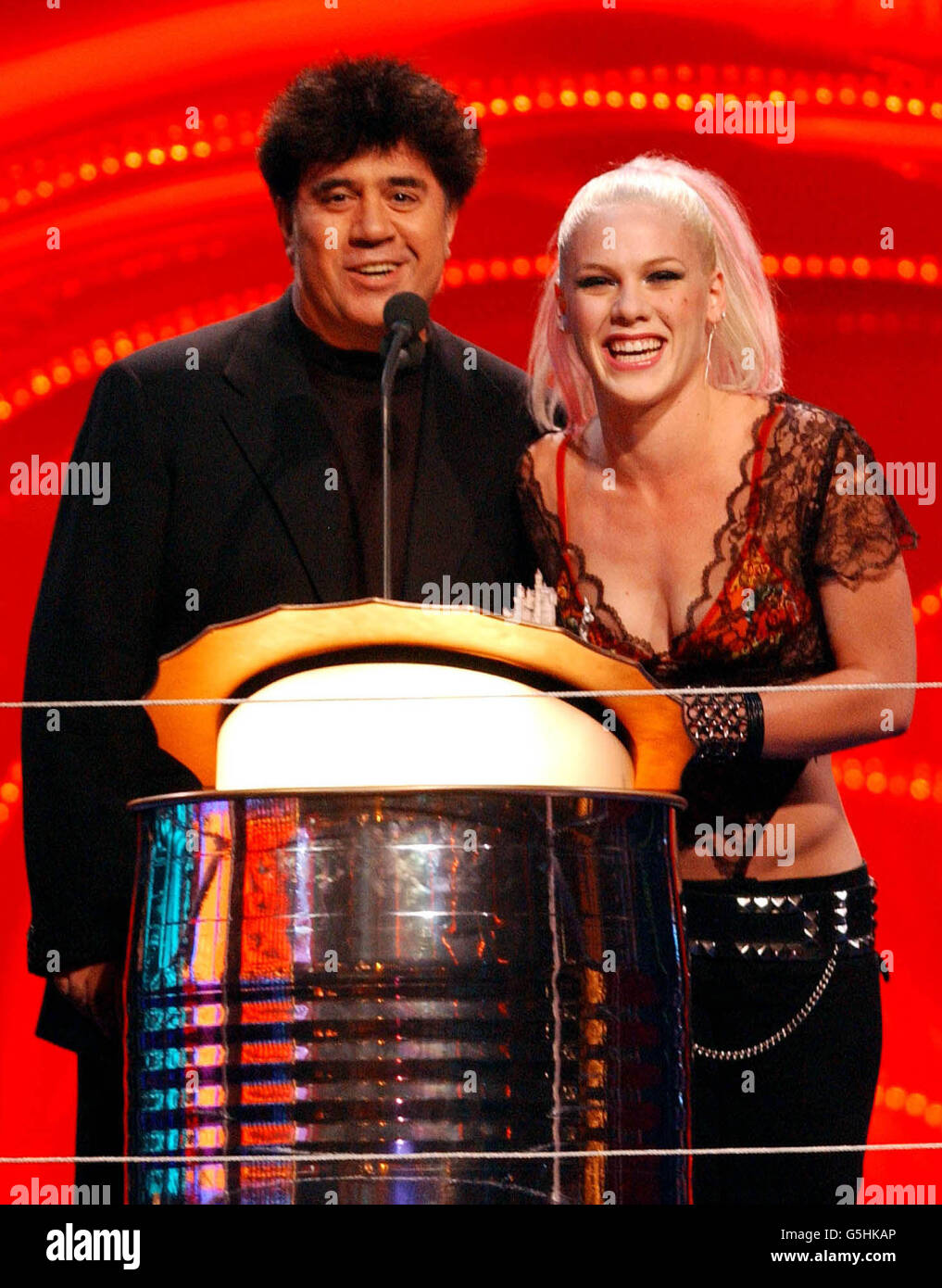MTV Awards Pink Stock Photo - Alamy