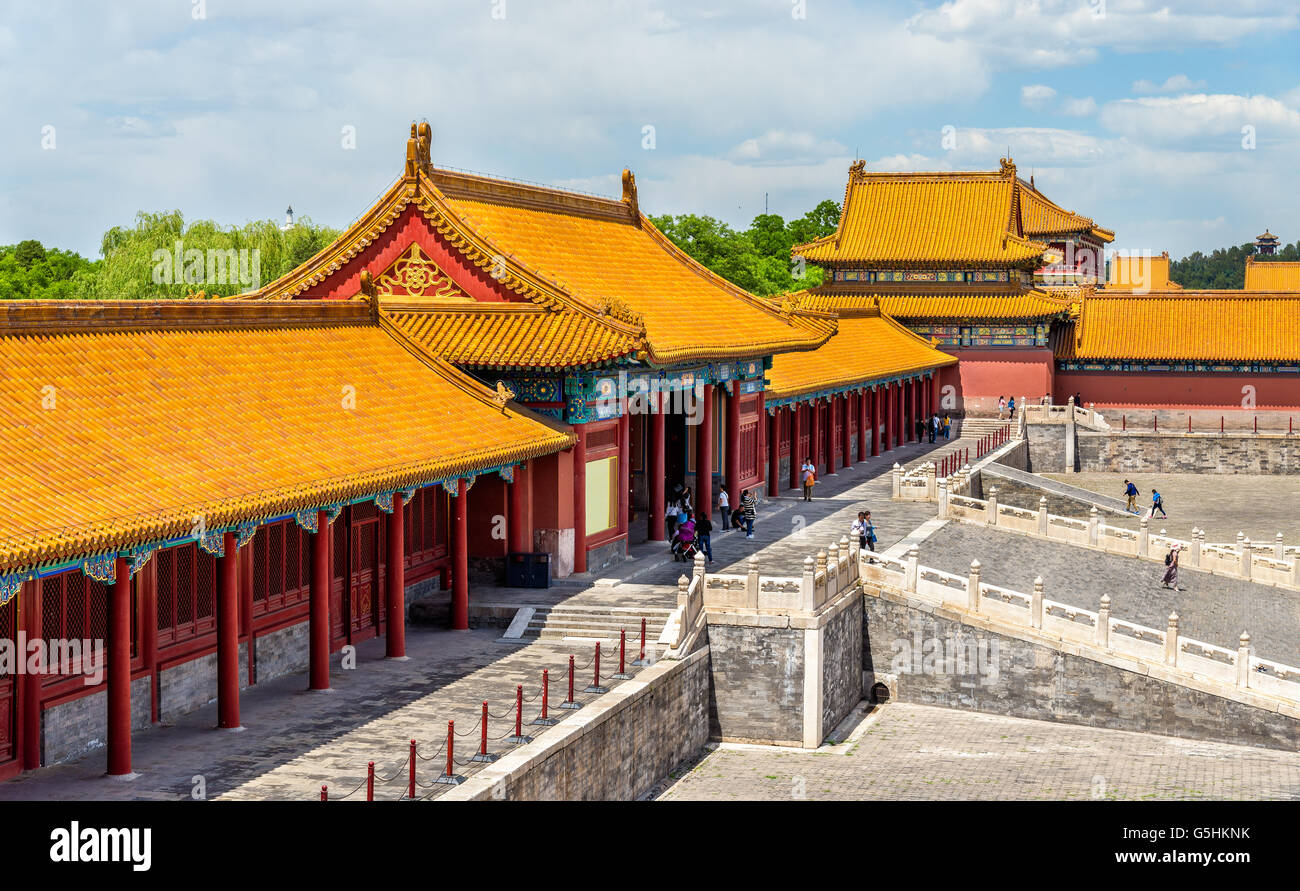 View of the Forbidden City or Palace Museum - Beijing Stock Photo - Alamy