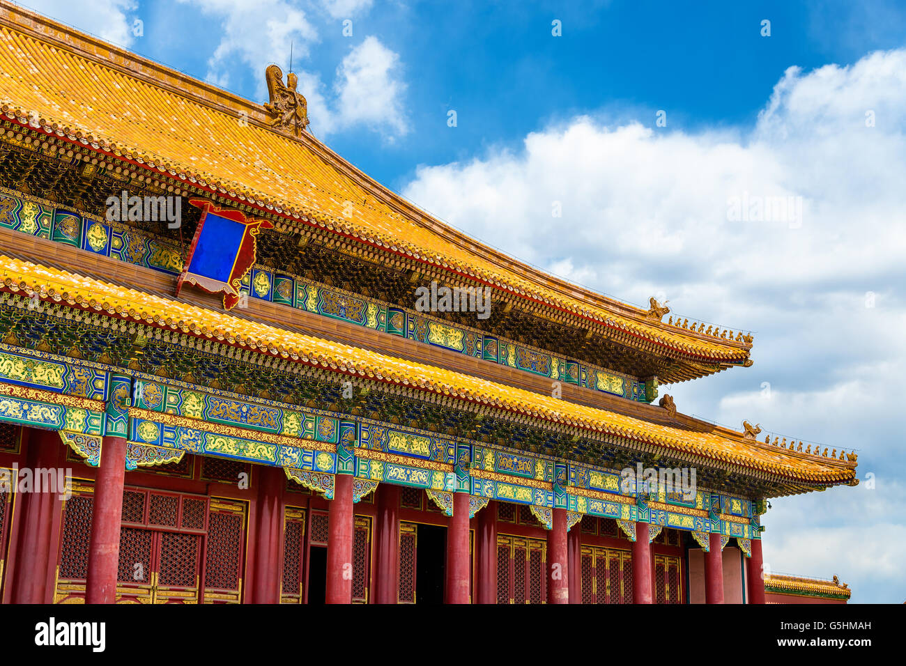 Gate of Supreme Harmony in the Forbidden City - Beijing Stock Photo - Alamy
