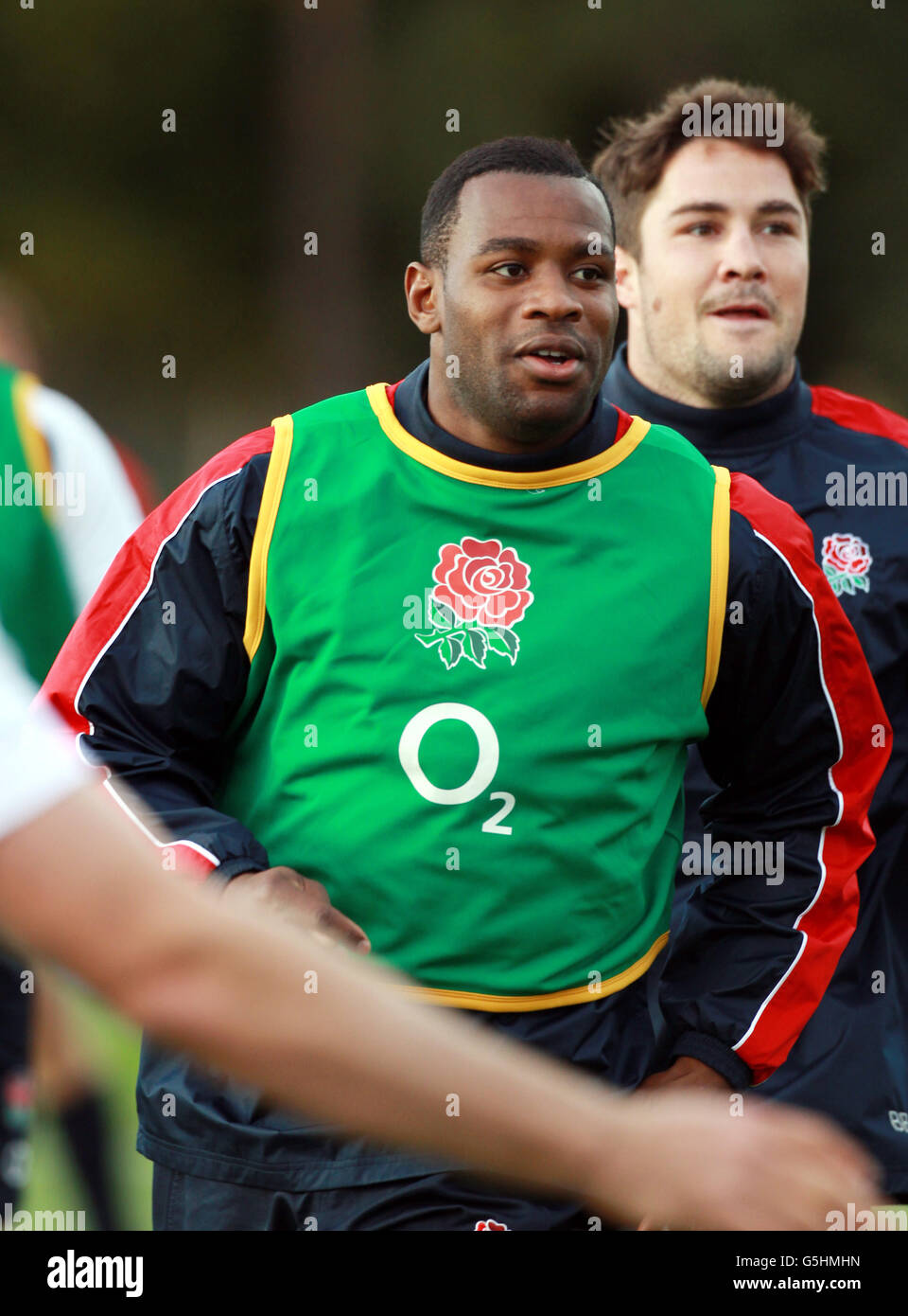 Rugby union england training session st georges park hi-res stock ...