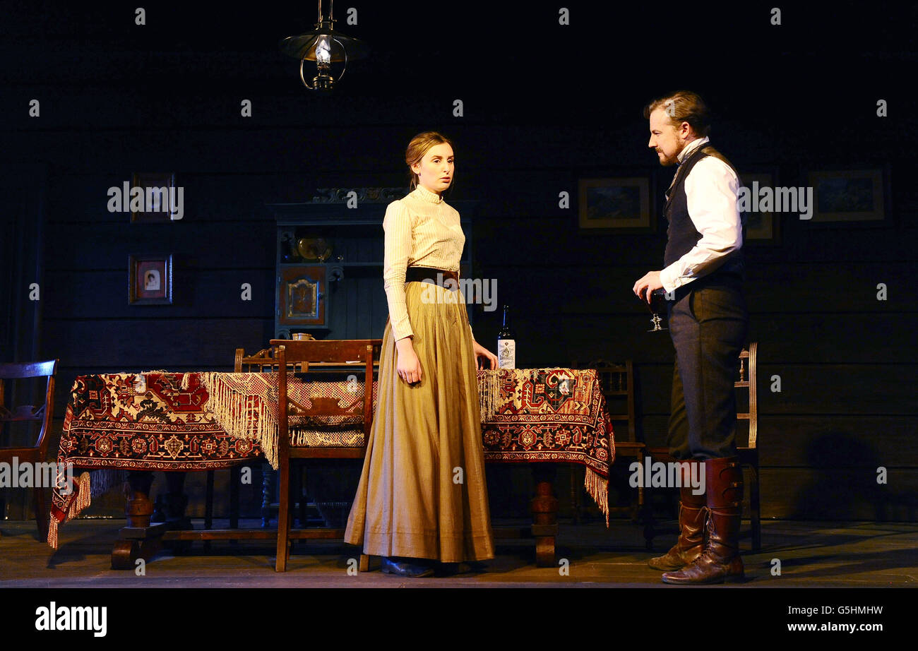 Laura Carmichael stars as Sonya and Samuel West stars as Astrov in the ...