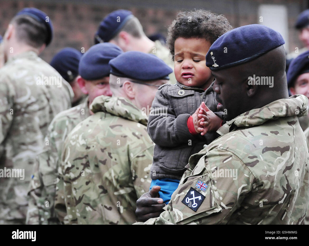 2nd Signal Regiment deployment Stock Photo - Alamy
