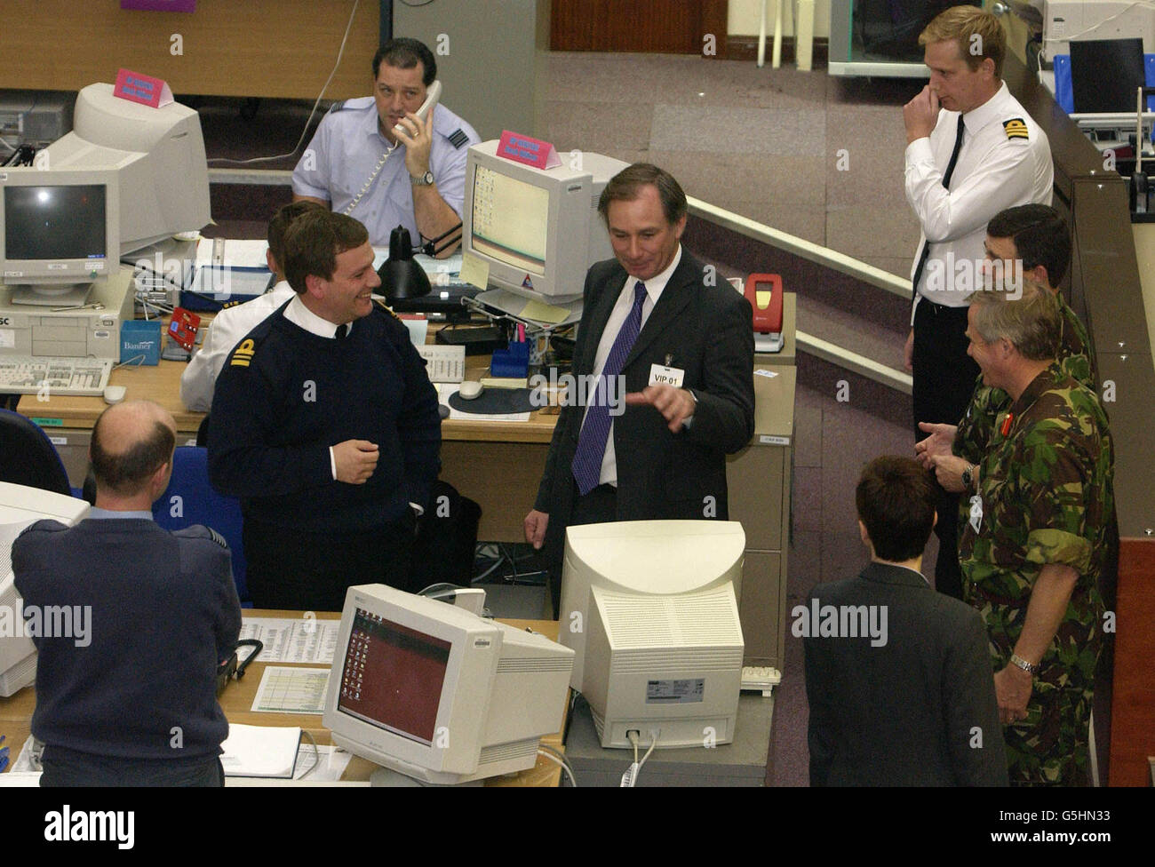 Sleeves rolled up visit nerve centre british military operations ...