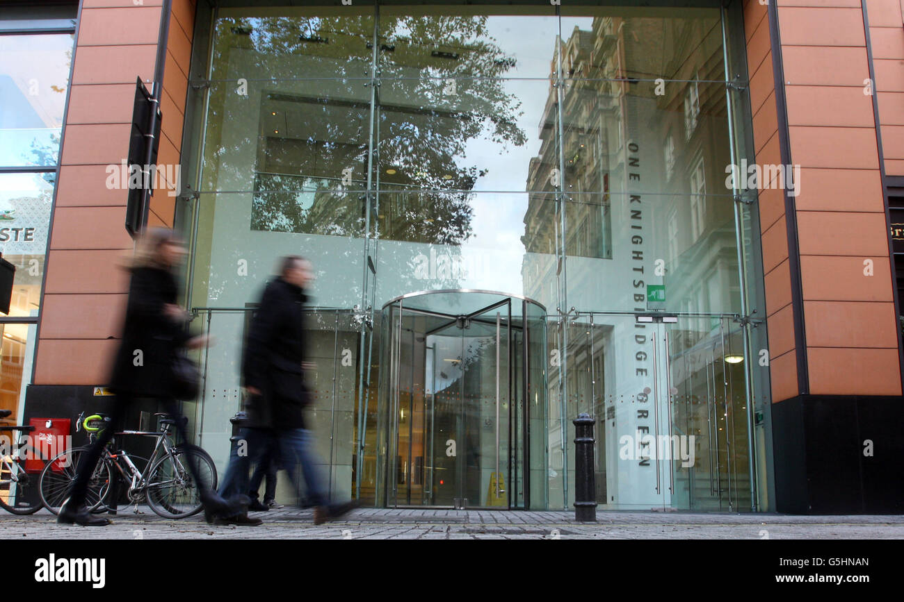 Number 1 Knightsbridge Green, London where the offices of Noster ...