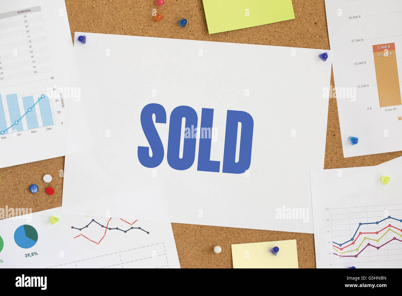 CHART BUSINESS GRAPH RESULT COMPANY SOLD CONCEPT Stock Photo - Alamy