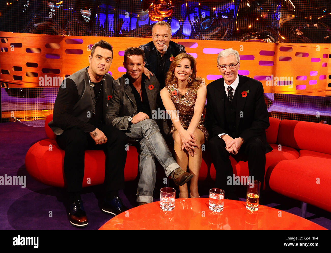 Paul ogrady at the filming of the graham show tx hi-res stock ...