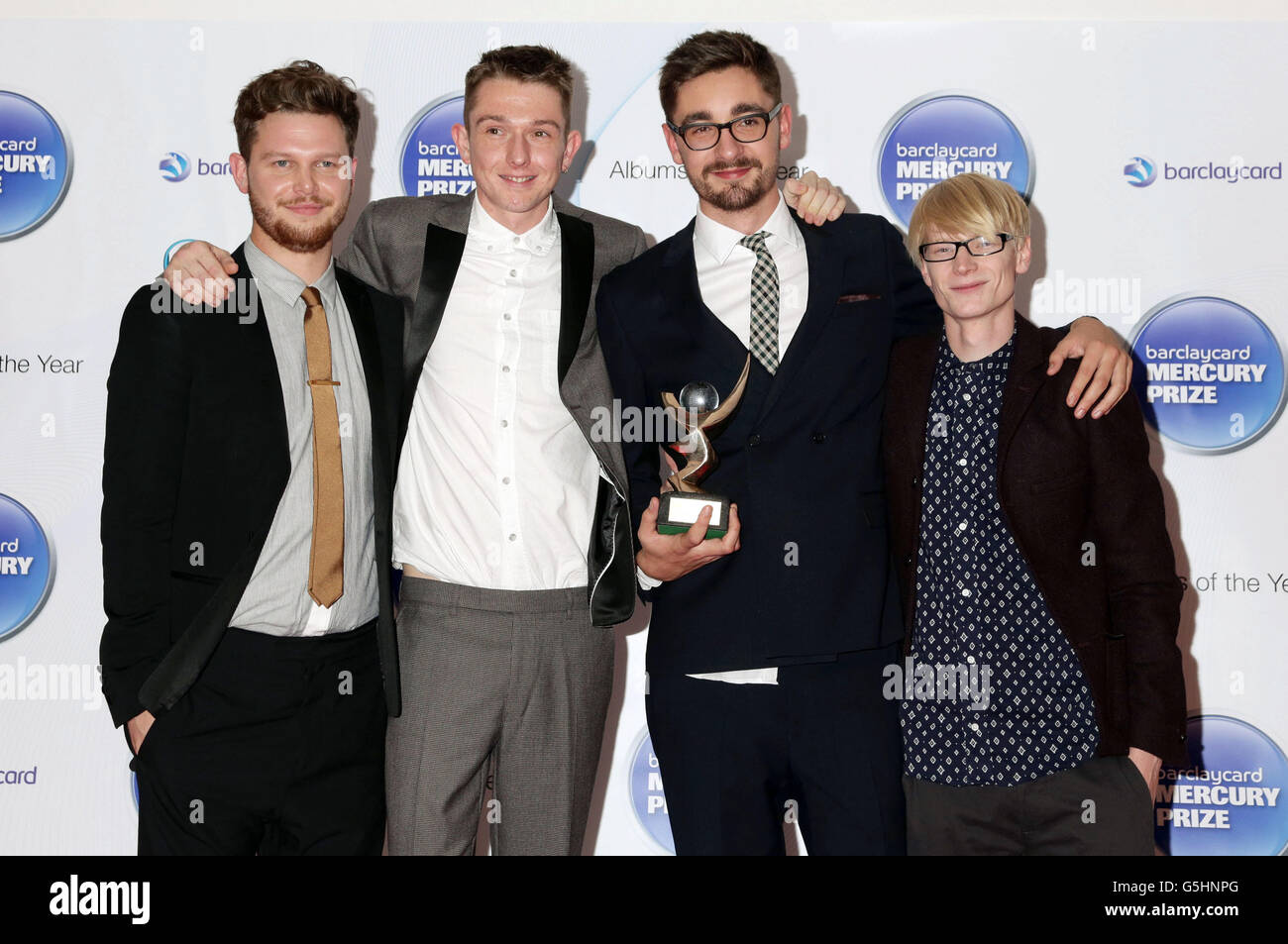 (From left to right) Joe Newman, Thom Green, Gus Unger-Hamilton and ...