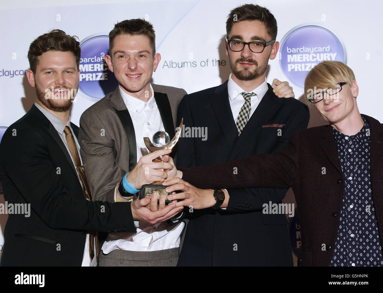 (From left to right) Joe Newman, Thom Green, Gus Unger-Hamilton and ...