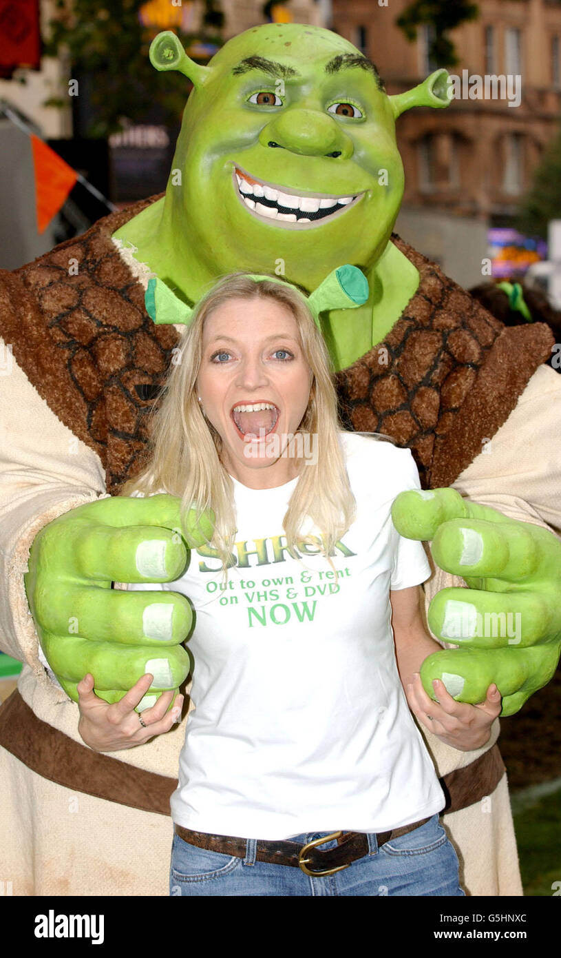 TV vet Trude Mostue (right) with Shrek taking part in a Donkey Derby in ...