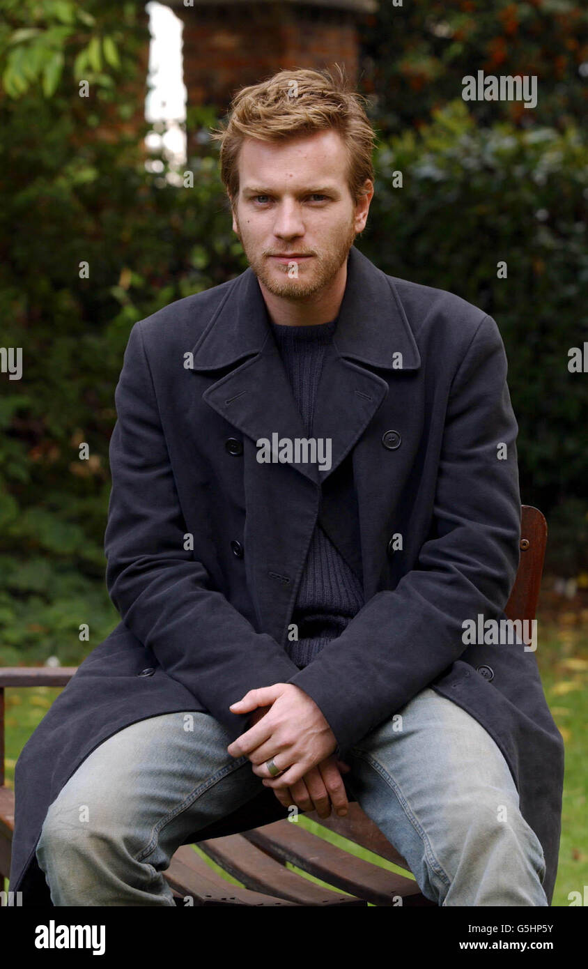 Actor Ewan McGregor poses for pictures outside the Oxford Union at ...