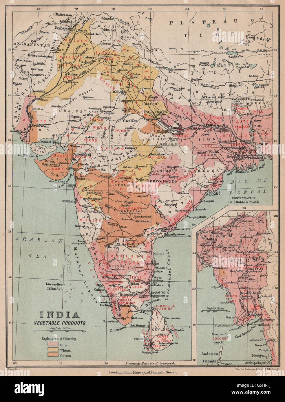 Map of rice hi-res stock photography and images - Alamy