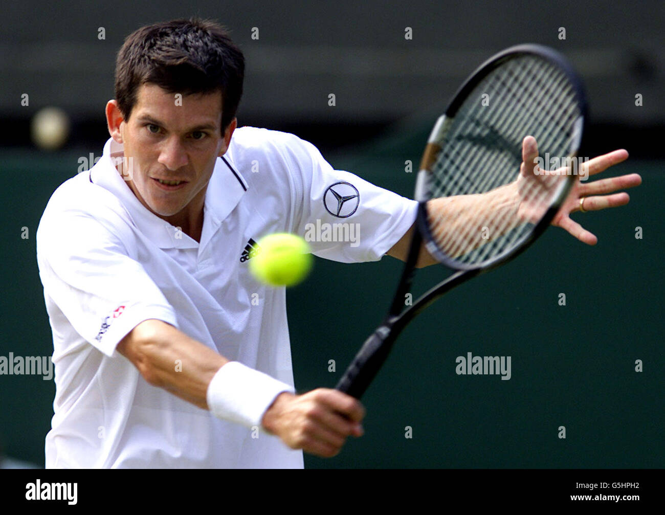 Wimbledon Tim Henman Stock Photo - Alamy