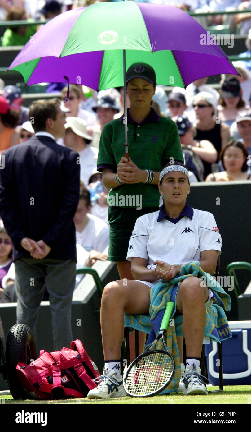 Wimbledon/ Conchita Martinez Stock Photo - Alamy