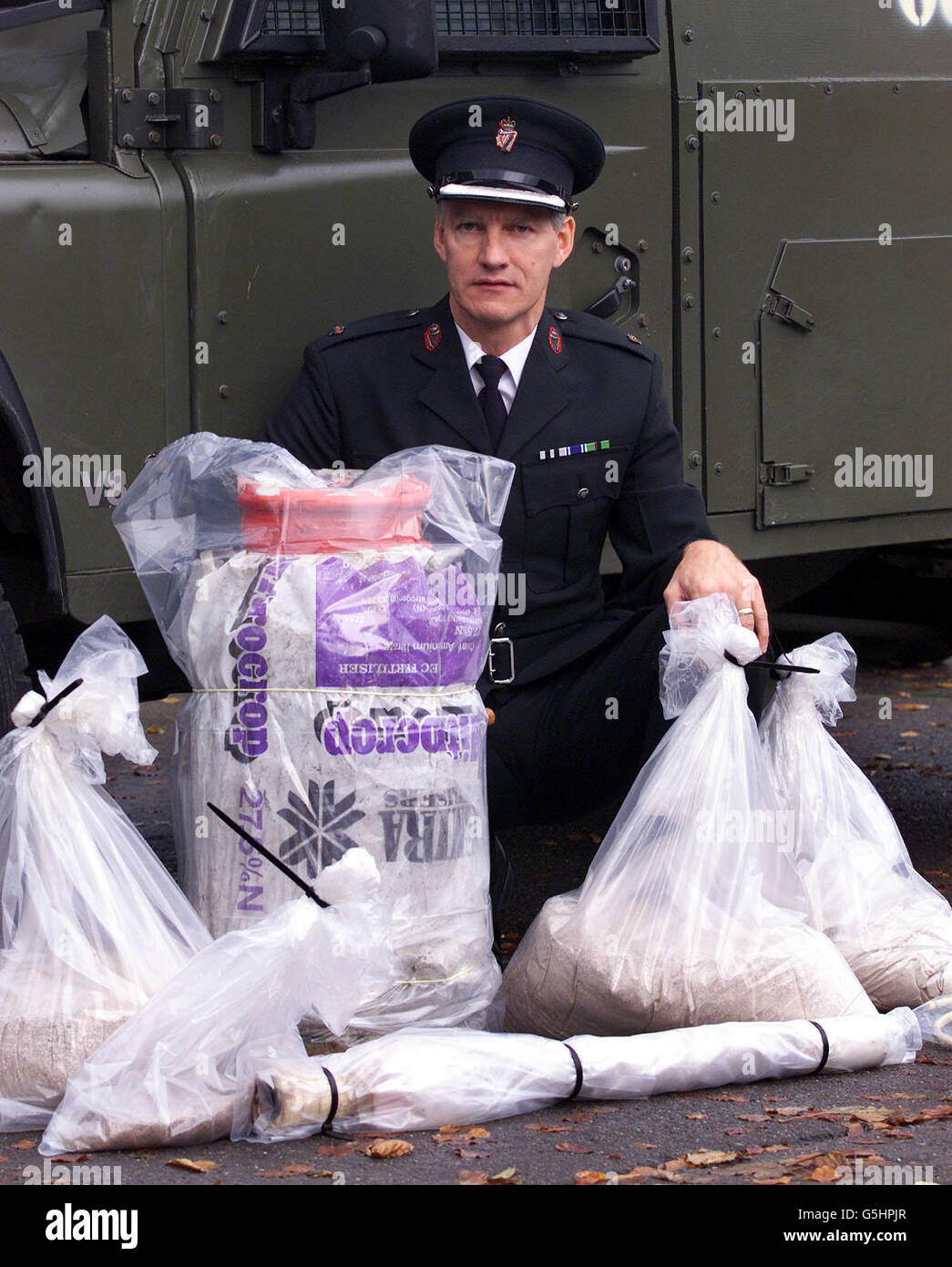 Belfast Bomb find Stock Photo - Alamy