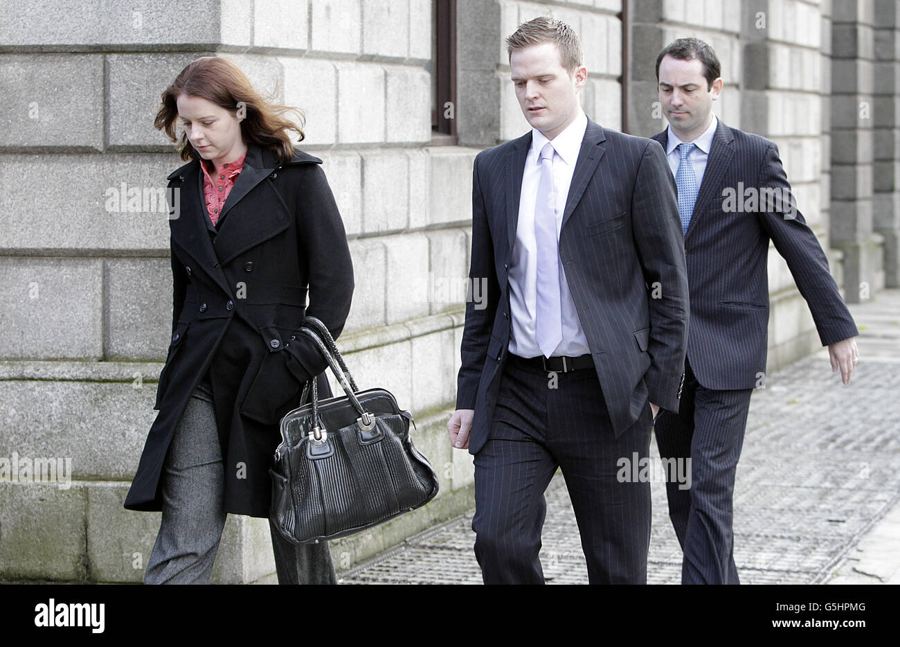 Sean Quinn junior's sister sister Aoife (left), her husband Stephen ...