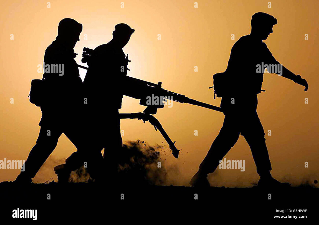 The Royal Marine 45 Commando X Company based at Arbroath in Scotland ...