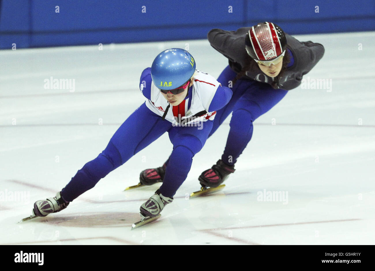 Short-Track Speed Skating - Team GB Practice - National Ice Centre ...