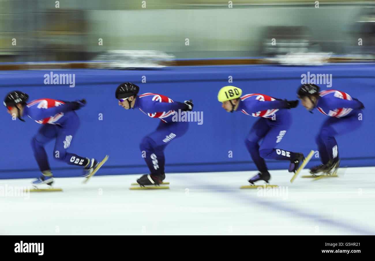 (L-R) Great Britain's Murray Cochrane, Billy Simms, Josh Cheetham and ...