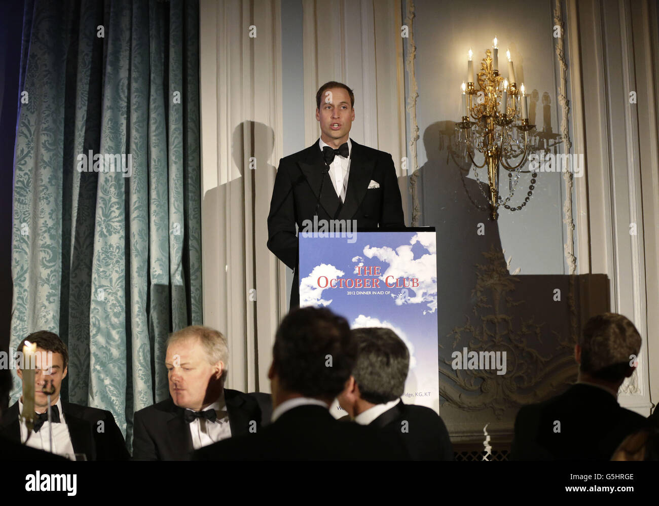 The Duke of Cambridge, patron of St Giles Trust, delivers a speech at ...