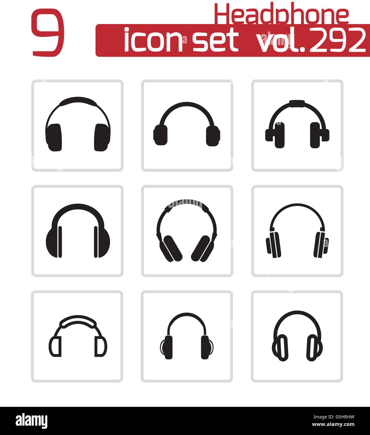Headset headphone microphone icon Stock Vector Images - Alamy