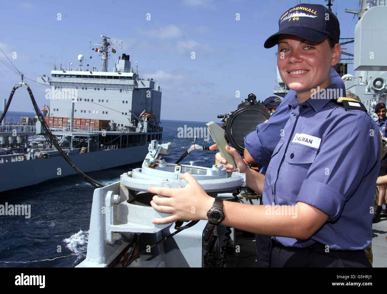 HMS Cornwall on military exercise Stock Photo - Alamy