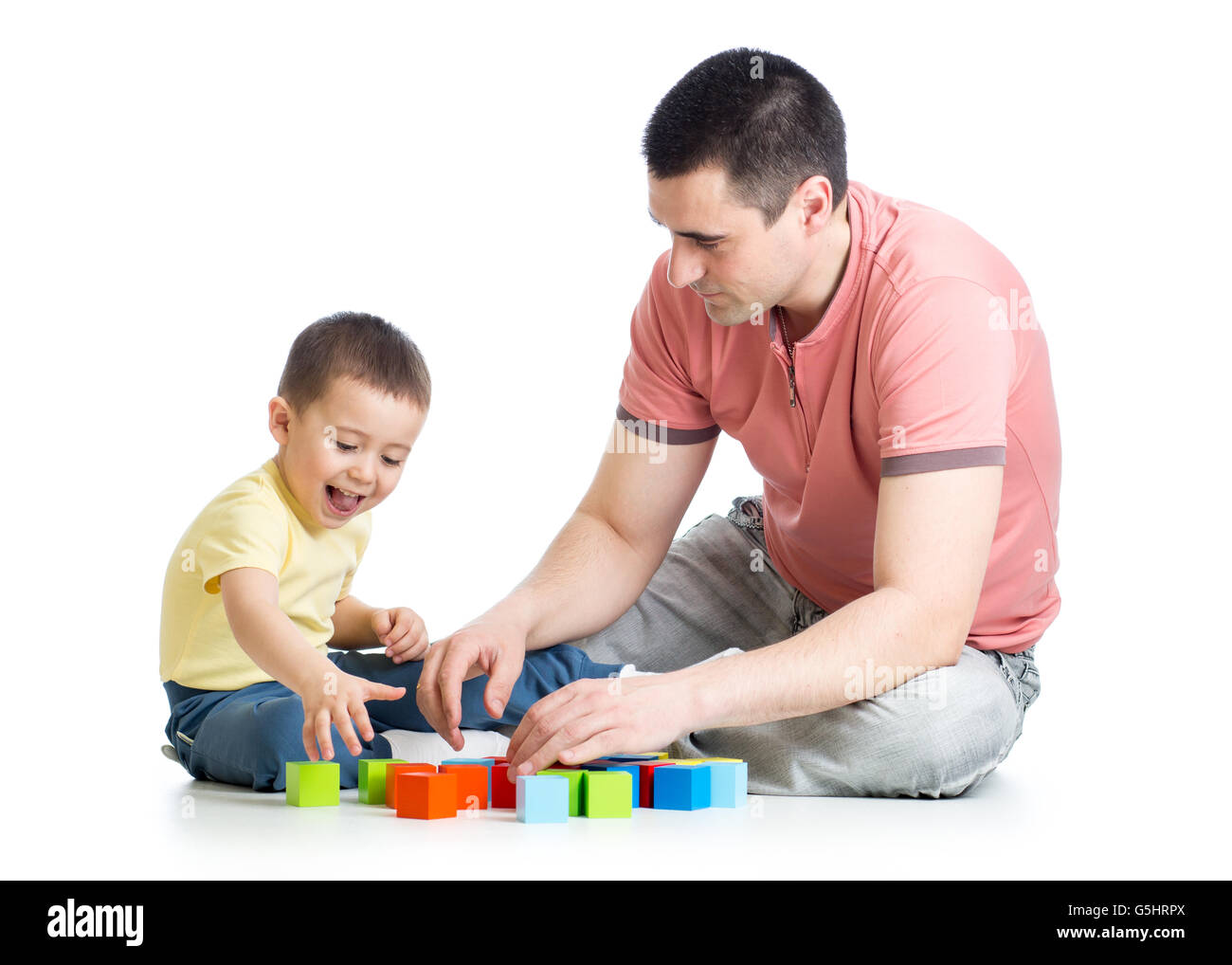 Father playing with baby son hi-res stock photography and images - Alamy