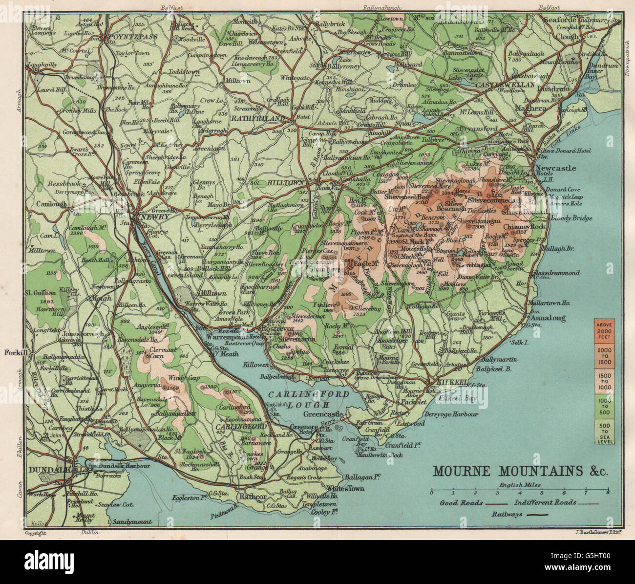 Dundalk map hi-res stock photography and images - Alamy