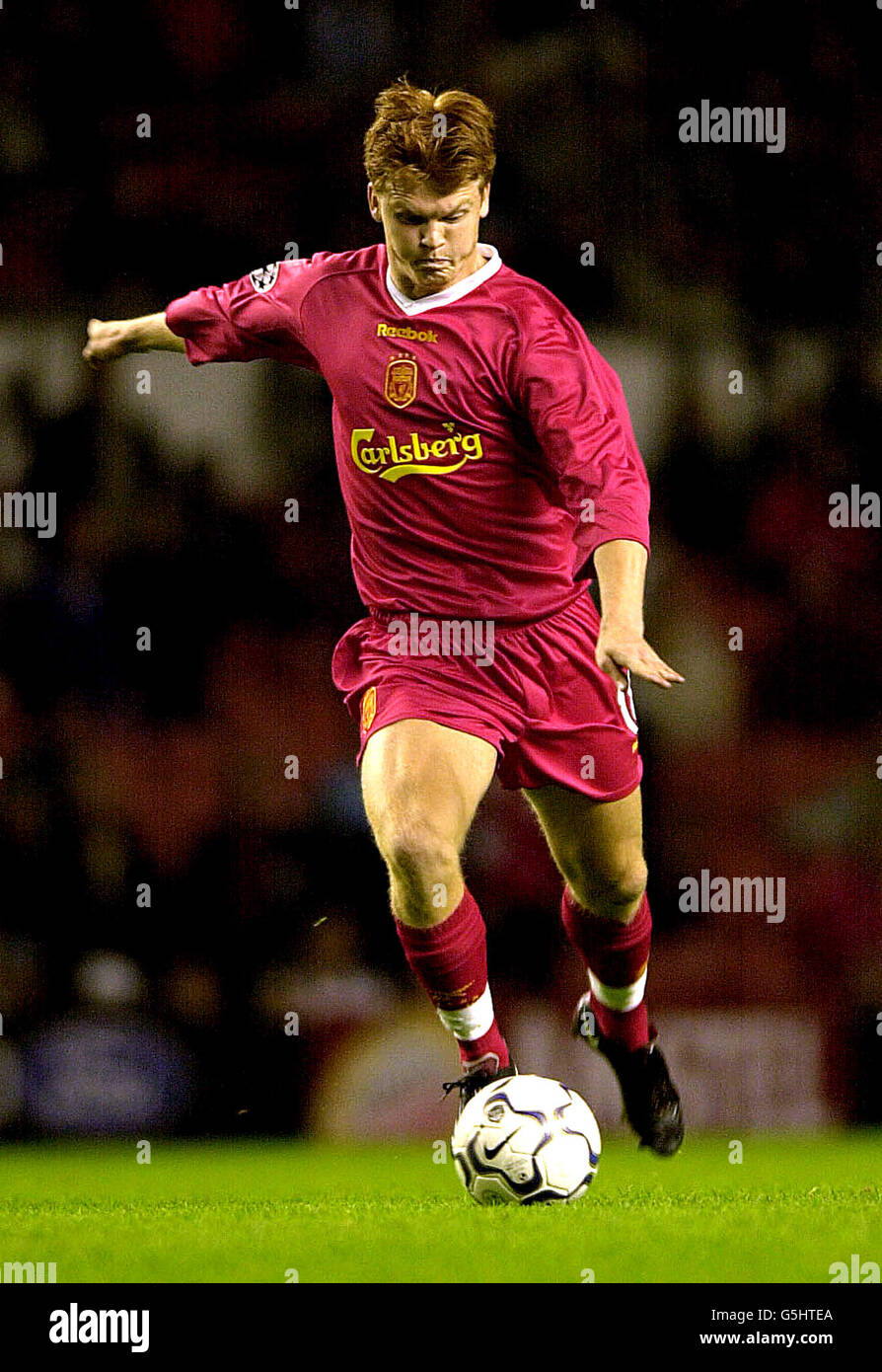 FOOTBALL LIVERPOOL JOHN ARNE RIISE Stock Photo - Alamy