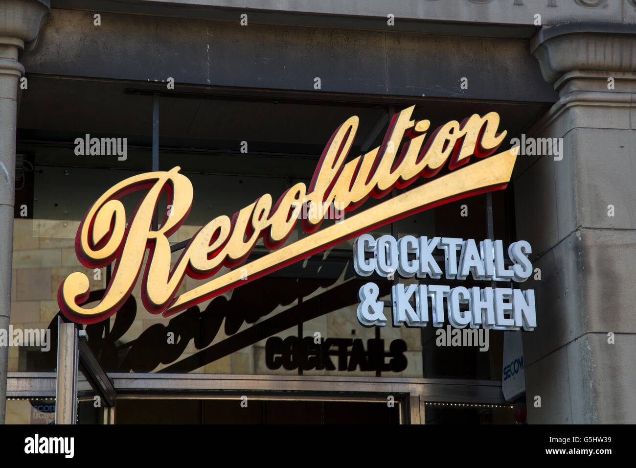 Revolution Pub Sign, Edinburgh, Scotland Stock Photo - Alamy