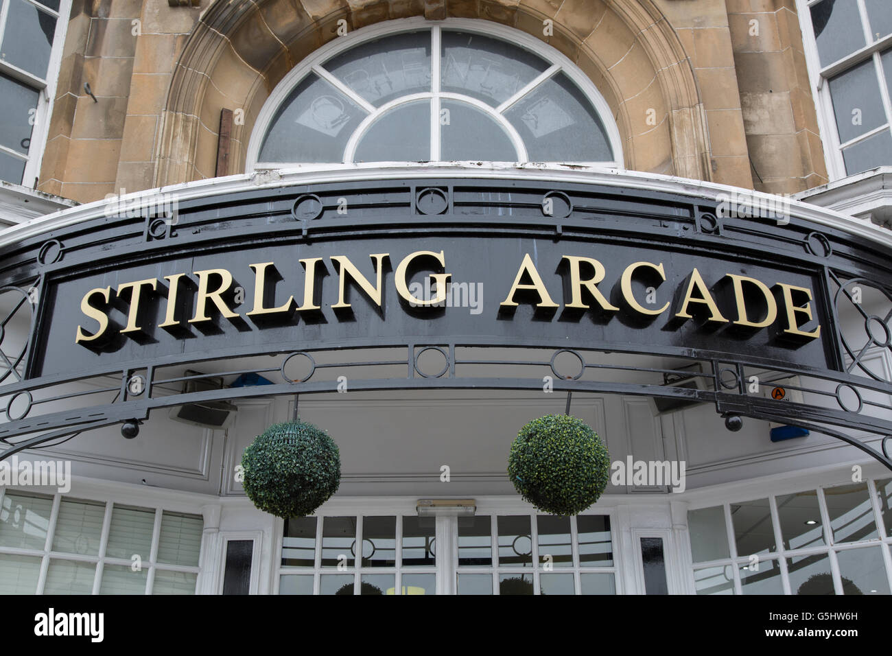 Stirling Arcade Shopping Centre, Scotland, UK Stock Photo - Alamy