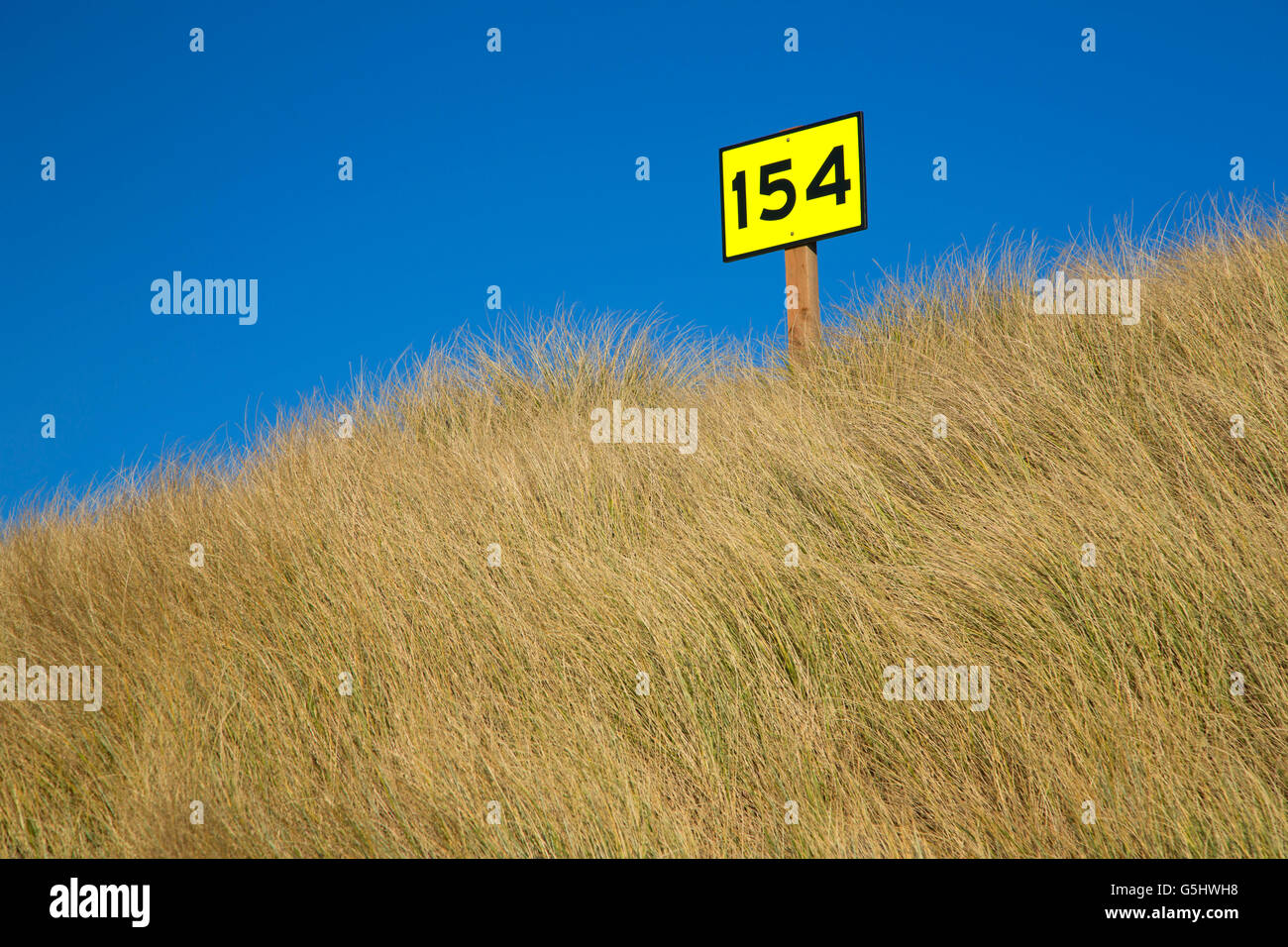 Beach access sign, Bandon State Park-Devils Kitchen, Bandon, Oregon ...