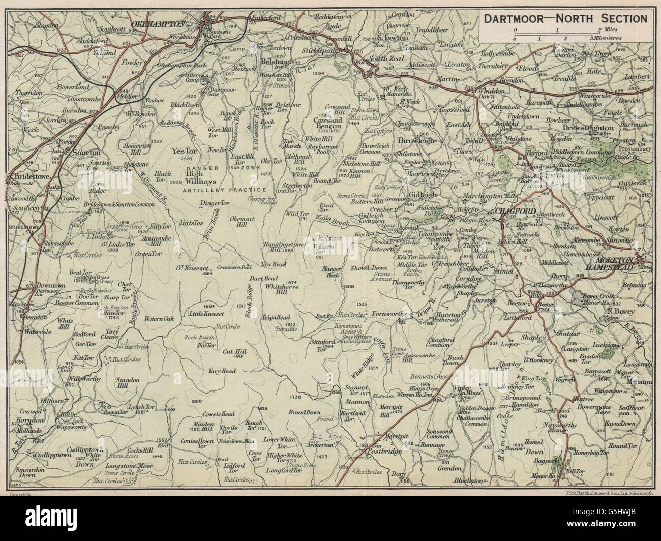 Map of england 1930 hi-res stock photography and images - Alamy