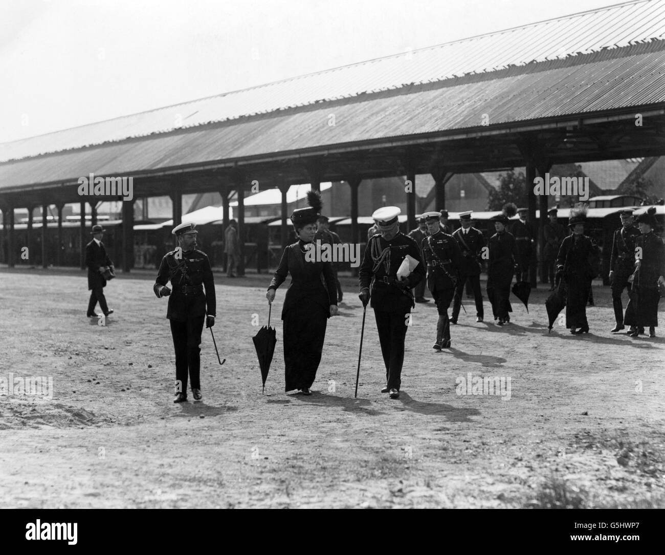 World War One - British Royalty - Aldershot Stock Photo - Alamy